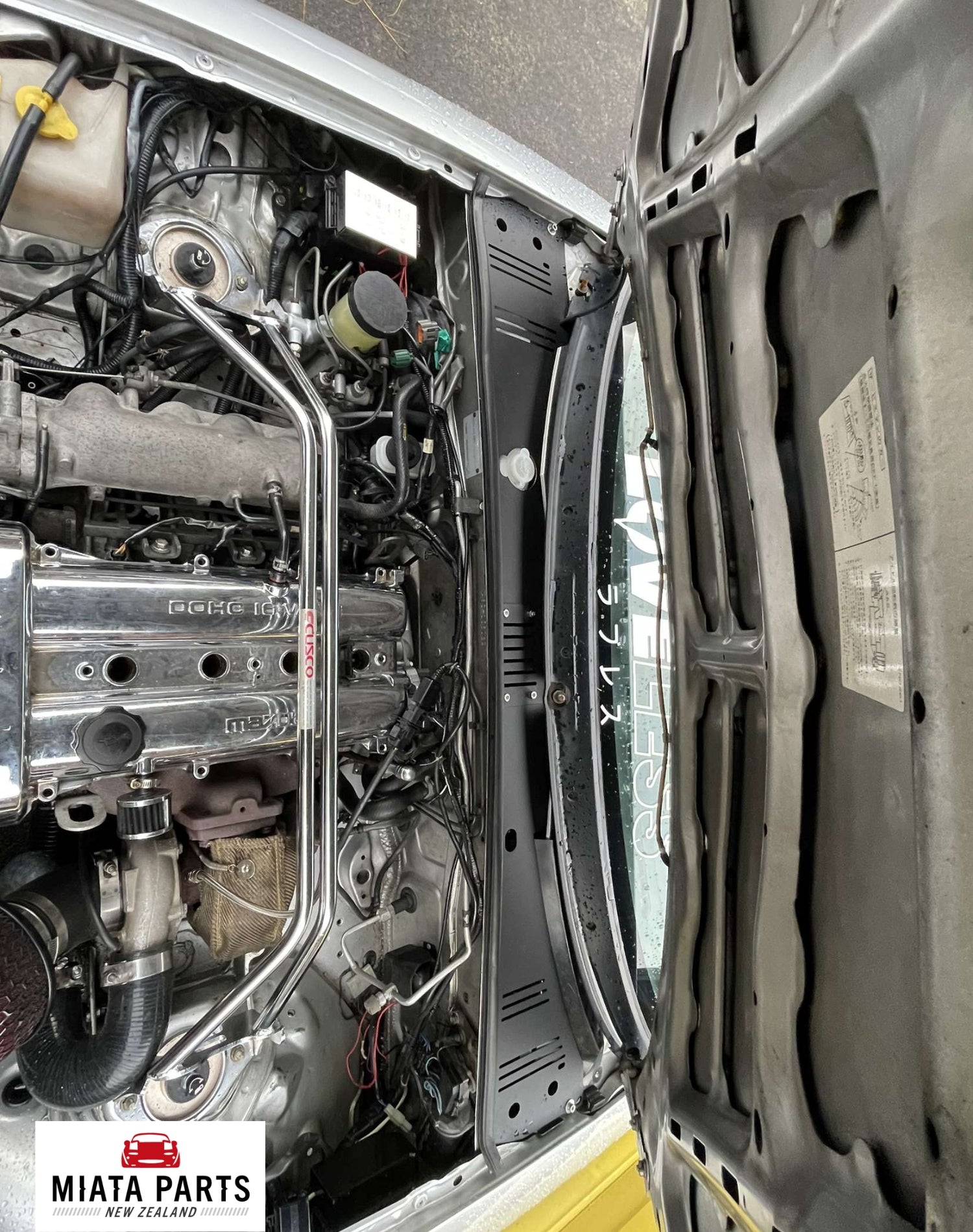 Scuttle Panel - Textured Black – Miata Parts NZ